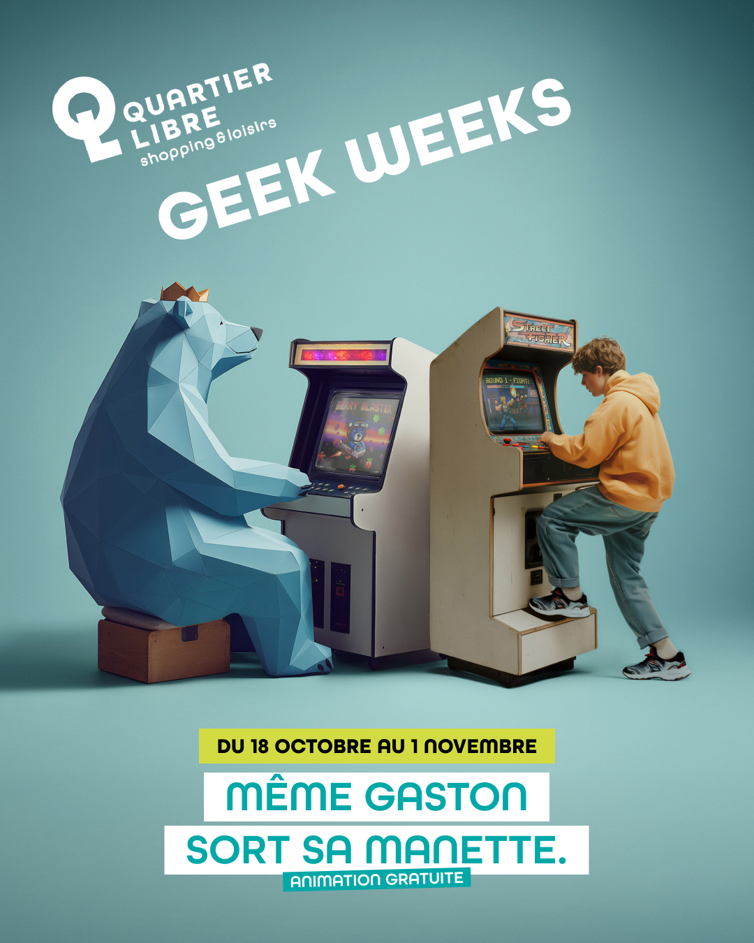 Les Geek Weeks #2 - Quartier Libre